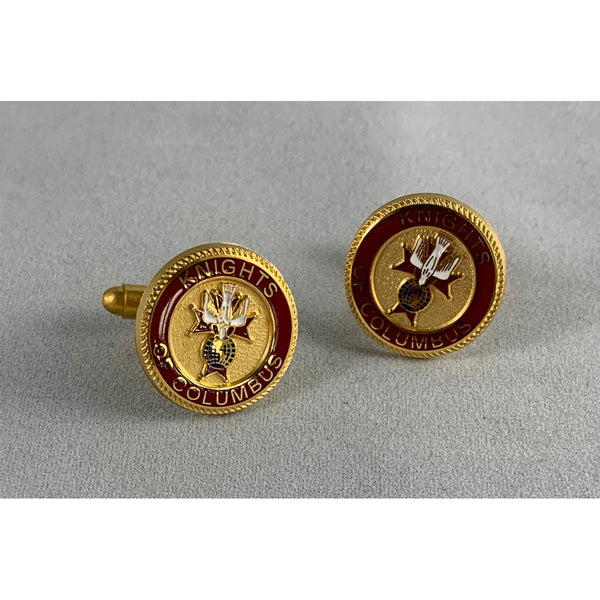 Fourth Degree Cufflinks Gold Plated - Knights Gear USA