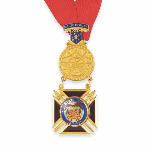 State Officer Medal - STATE DEPUTY DRESS MEDAL - Knights Gear USA