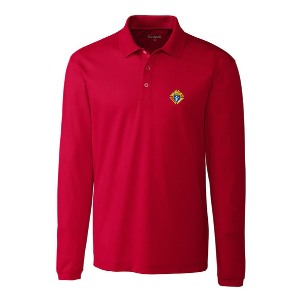 Long Sleeve Spin Polo Shirt - Knights Gear USA